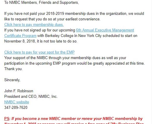 The National Minority Business Council, Inc.