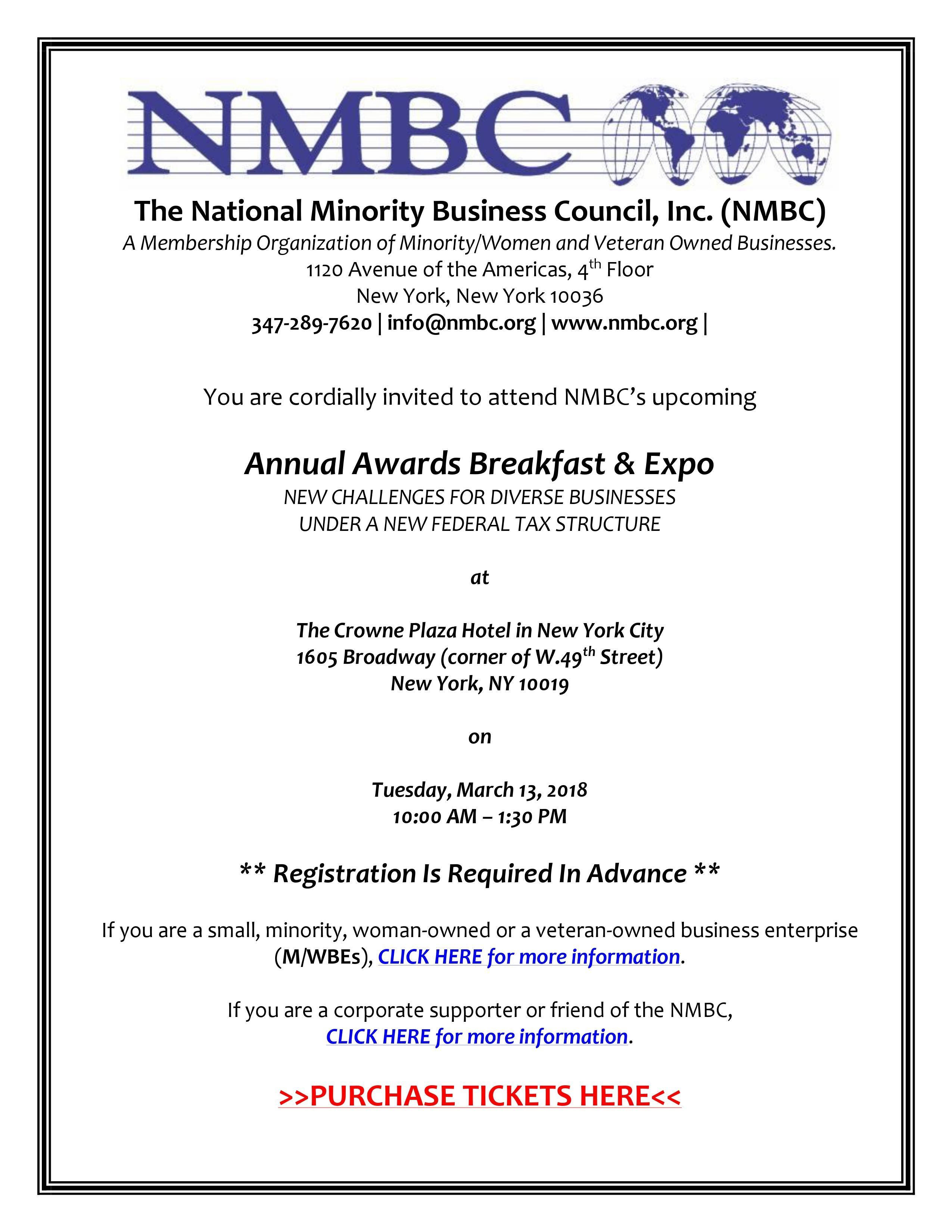The National Minority Business Council, Inc.