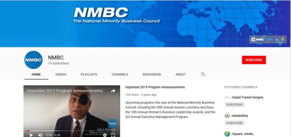NMBC on YouTube – The National Minority Business Council, Inc.